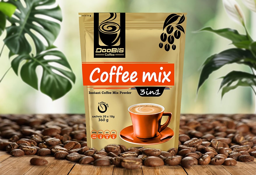 Cofee Mix 3 in 1 - Iliya Pars Food and Pharmaceutical Industries